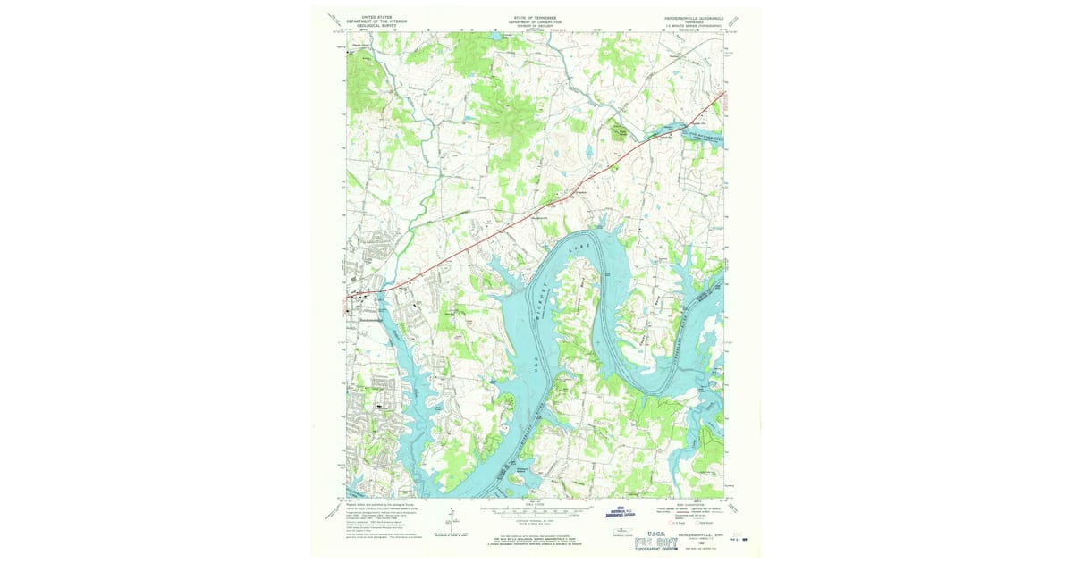 1960s Maps of Gallatin, TN | Pastmaps