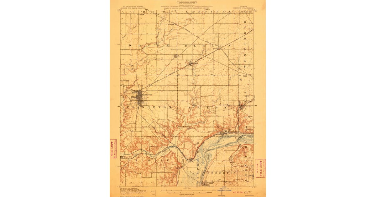 1910s Maps of Princeton, IL | Pastmaps
