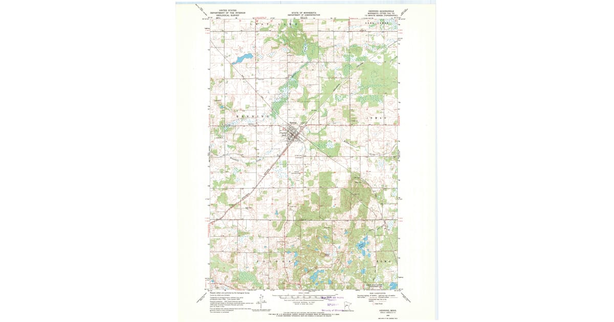 1969 Map of Henning, MN — High-Res | Pastmaps