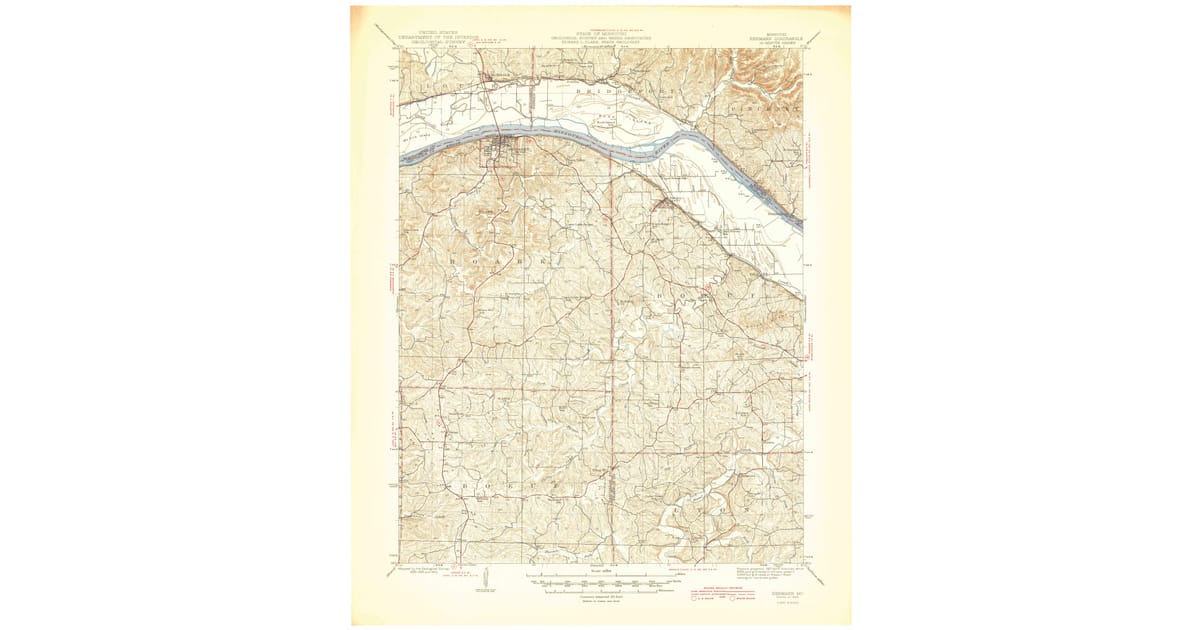 1945 Map of Hermann, MO — High-Res | Pastmaps