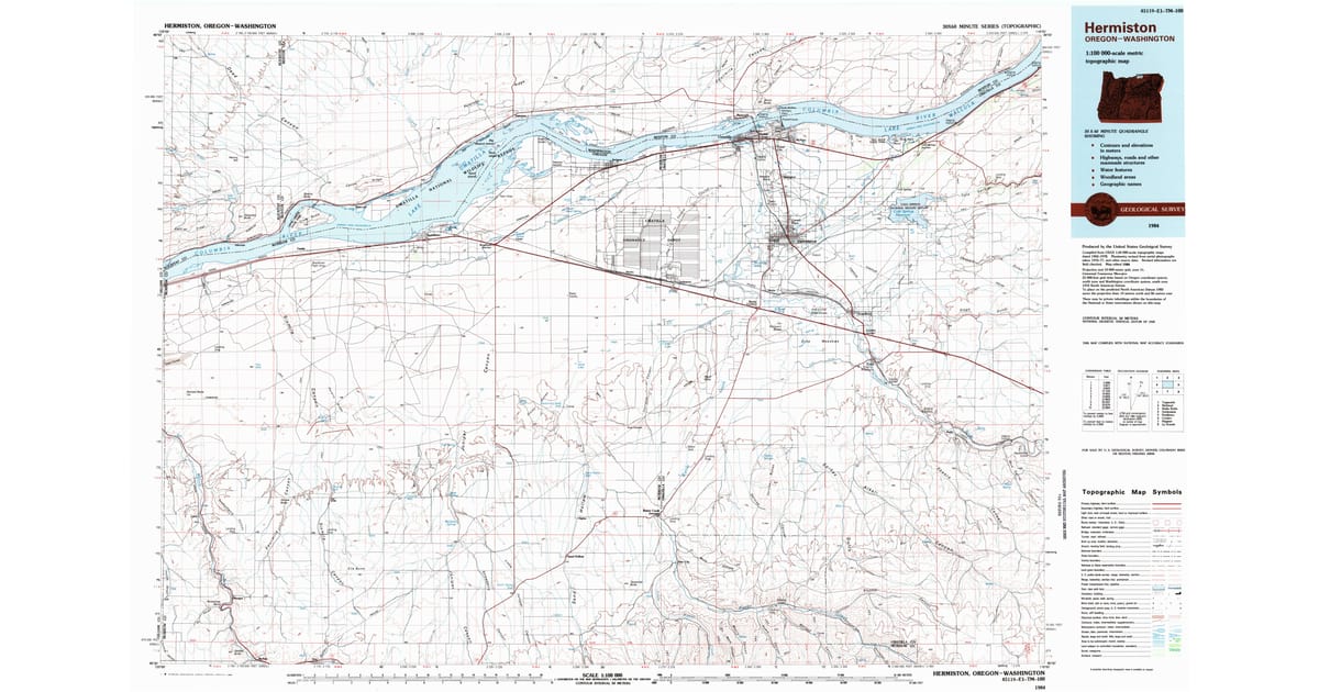 1980s Maps of Longview, WA | Pastmaps