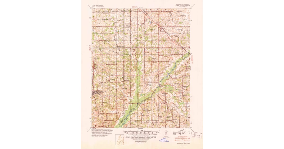 1940s Maps of Lewisburg, MS | Pastmaps