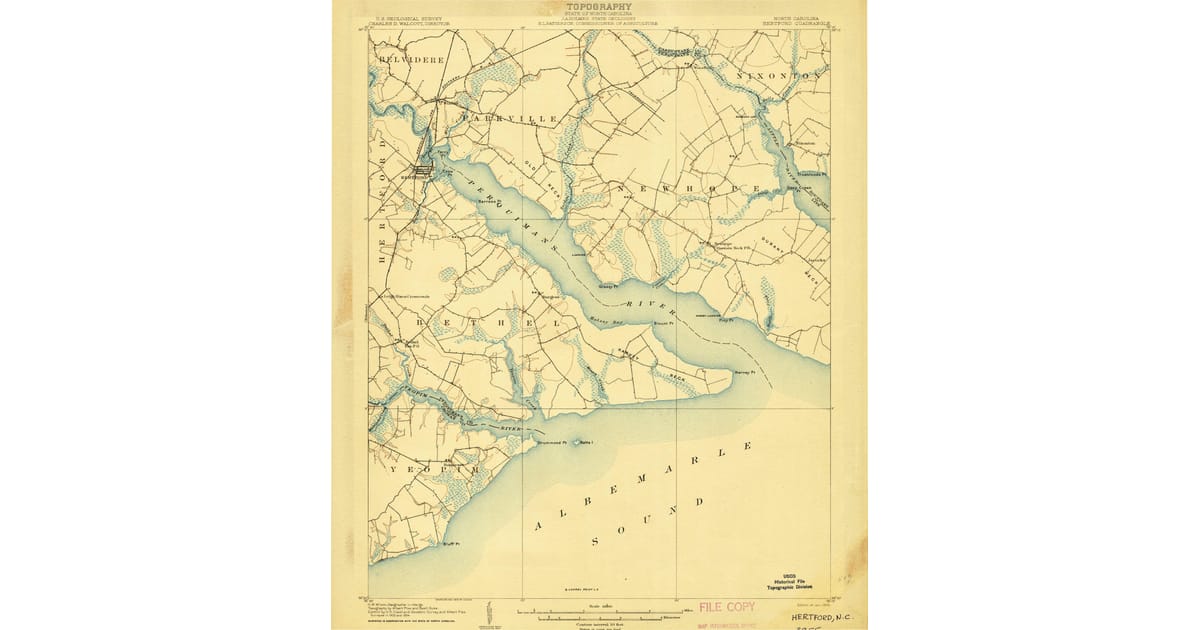 Old Maps of Greenfield, NC | Pastmaps