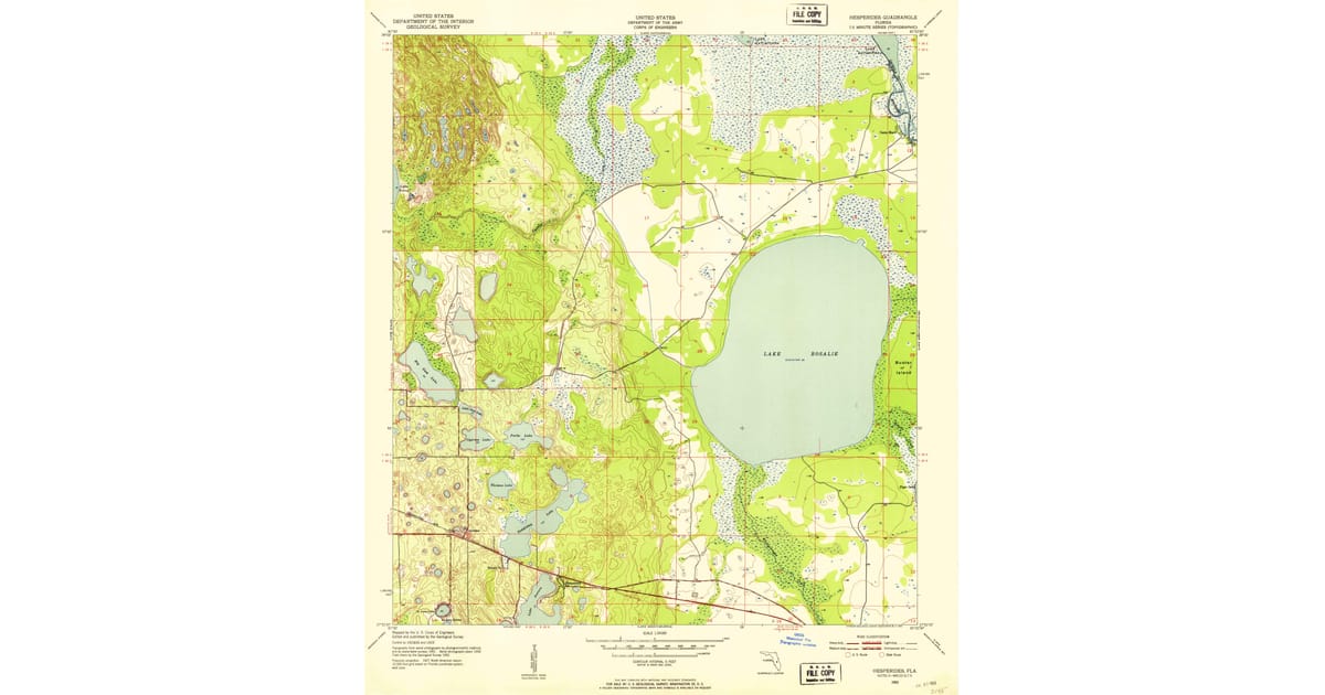 Old Maps of Alcoma, FL | Pastmaps