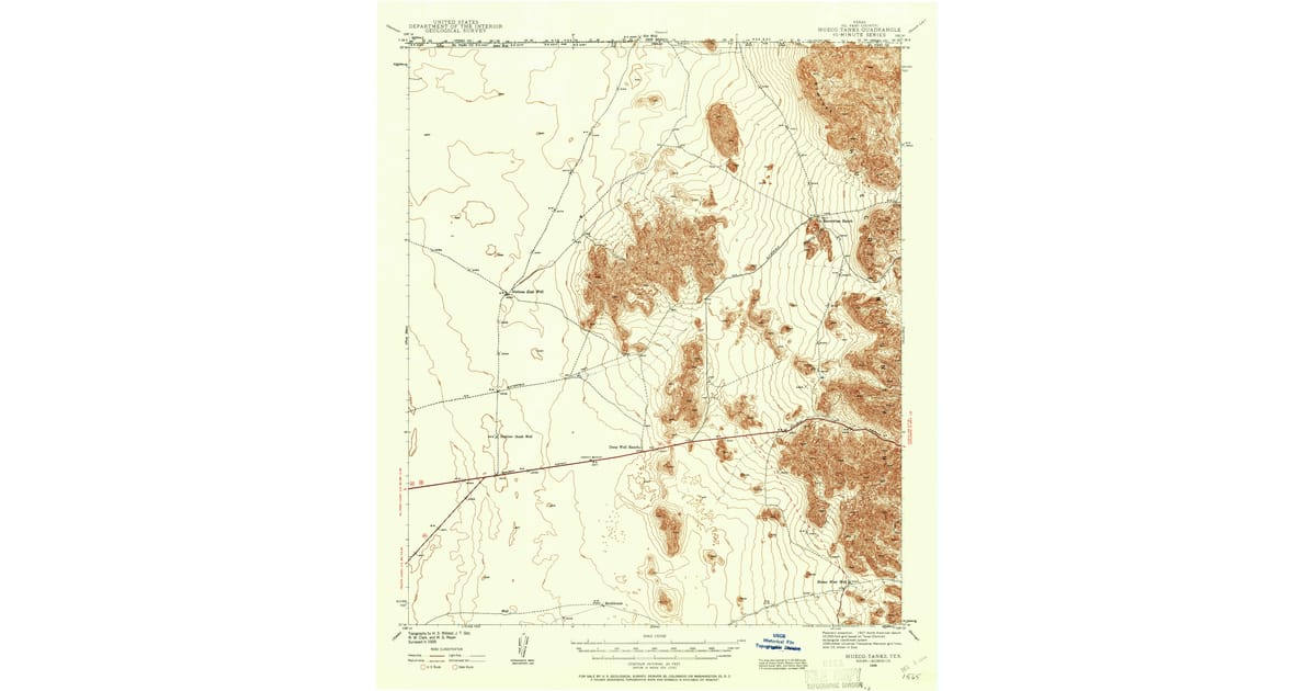 1930s Maps of East Wind Estates Colonia, TX | Pastmaps