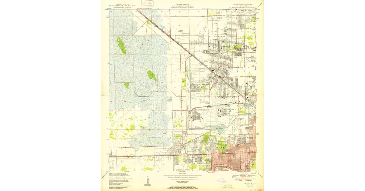 Old Maps of West Miami, FL for Genealogy | Pastmaps