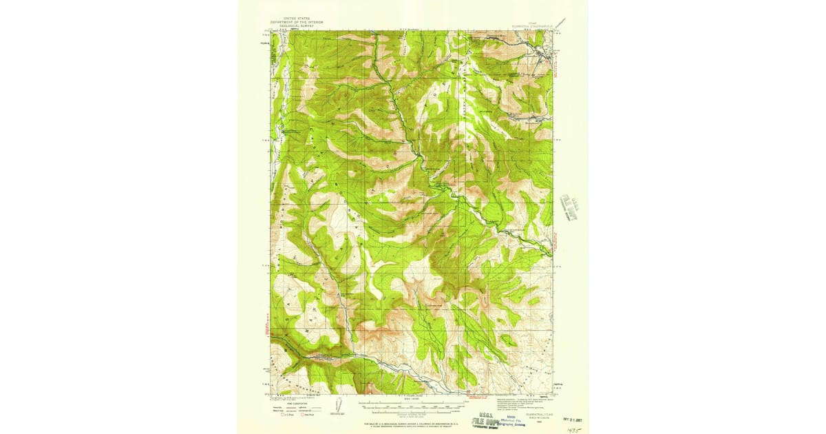 1923 Map of Hiawatha, Emery County, UT — High-Res | Pastmaps