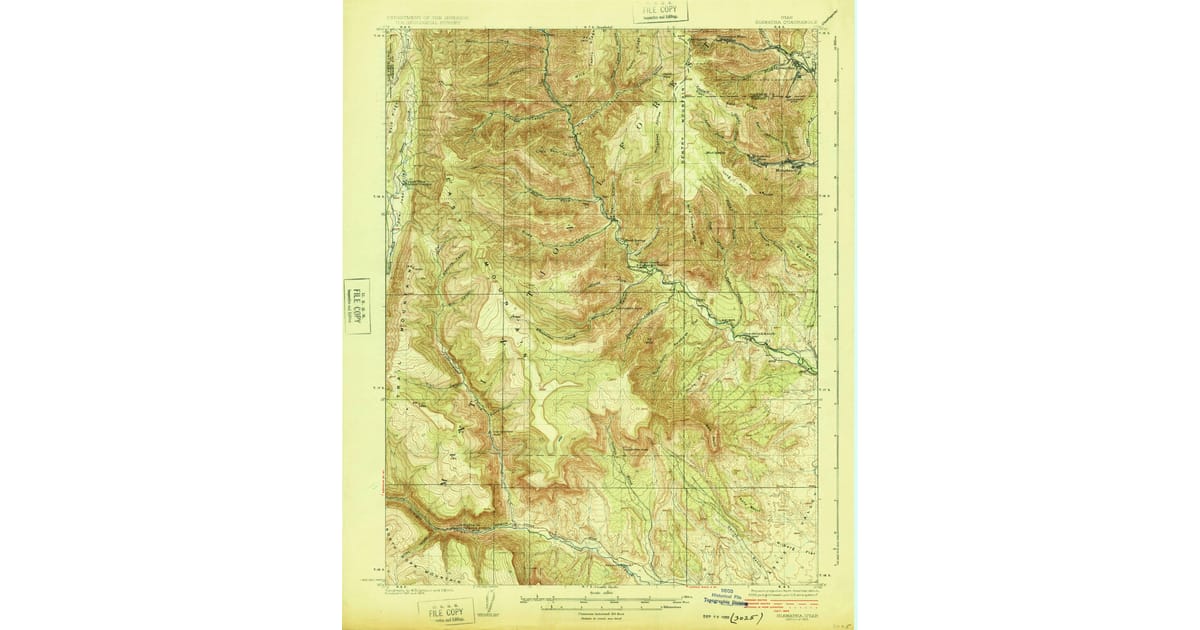 1925 Map of Hiawatha, Emery County, UT — High-Res | Pastmaps