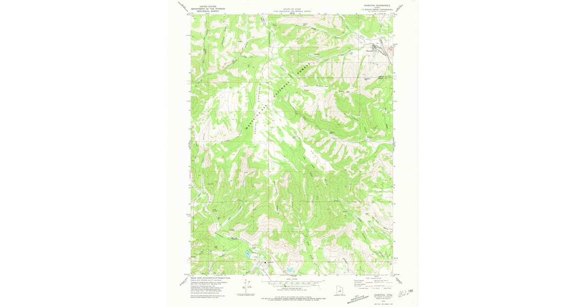 1970s Maps of Emery County, UT | Pastmaps