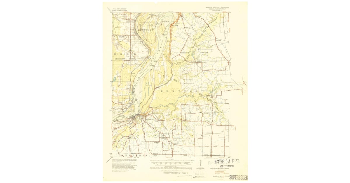Old Maps of Moscow, KY for Academic Research | Pastmaps
