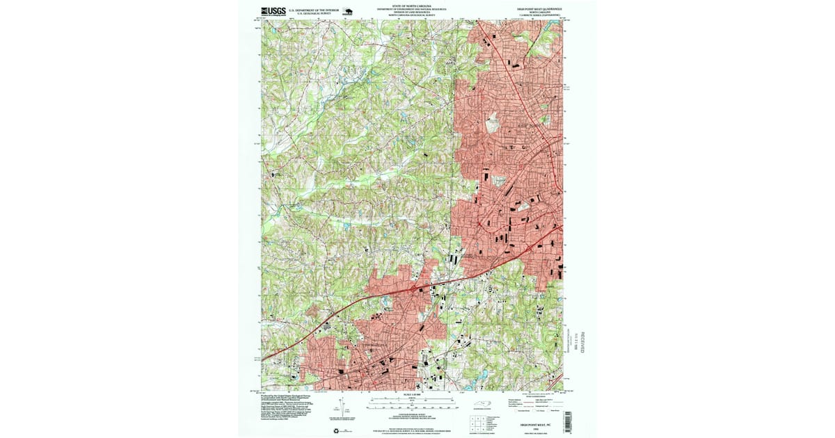 1990s Maps of Swansgate, High Point | Pastmaps