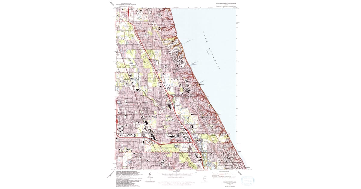 1990s Maps of Deerfield, IL | Pastmaps