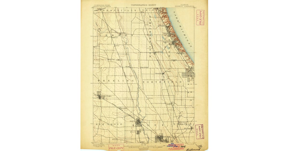 Old Historical Maps of Golf, Niles Township | Pastmaps