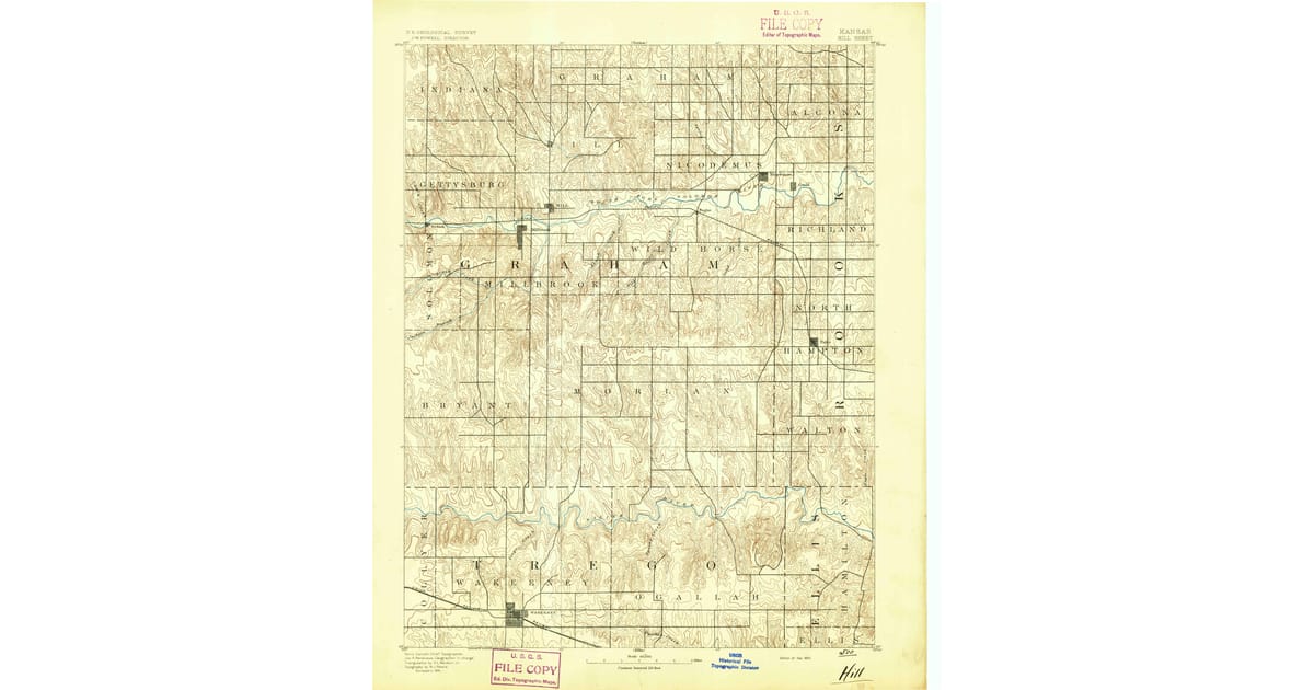 Old Historical Maps of Palco, KS | Pastmaps