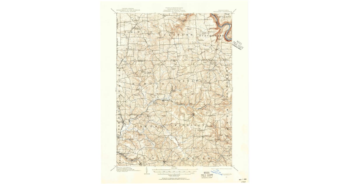 Old Historical Maps of Cherry Valley, Butler County | Pastmaps