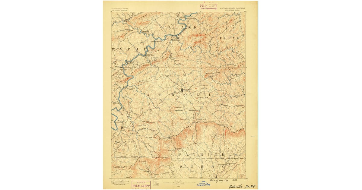 1800s (19th Century) Maps of Montgomery County, VA | Pastmaps