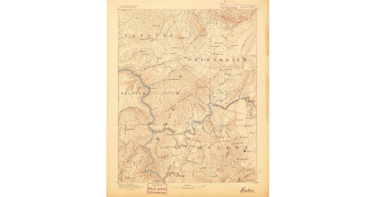 Old Maps of Claypool, WV for Metal Detecting | Pastmaps