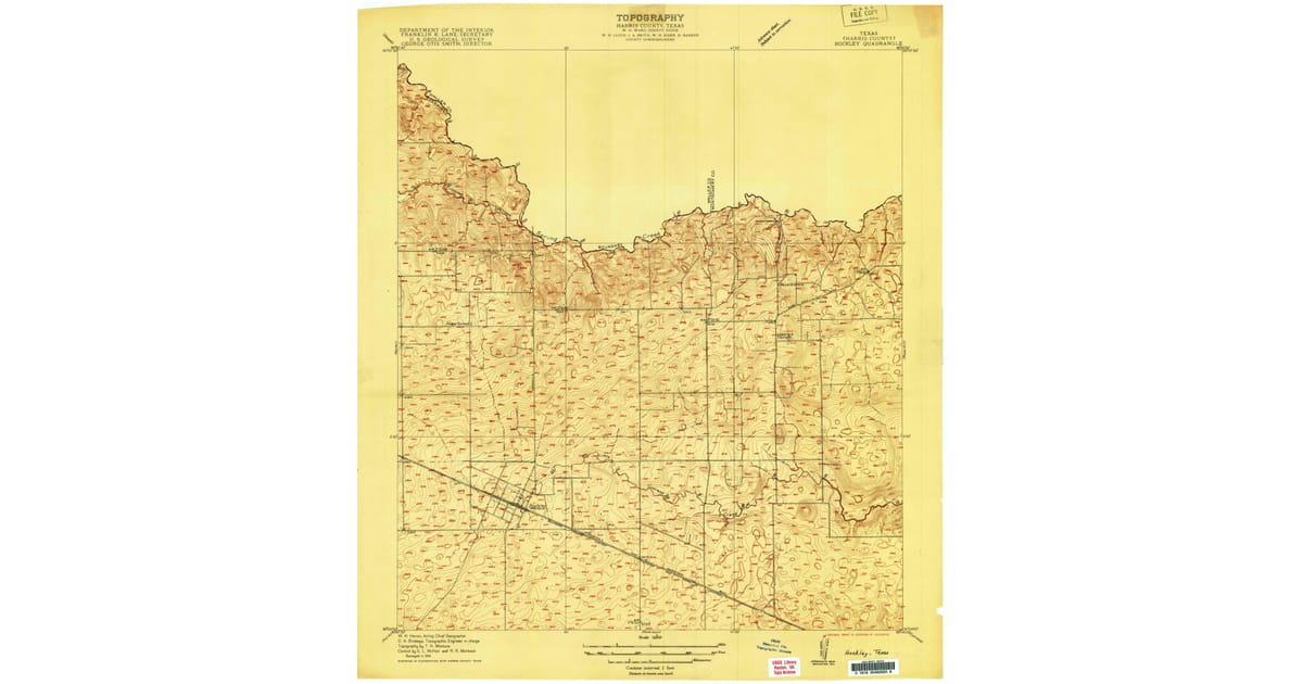 Old Maps of Cypresswood Trails, Harris County | Pastmaps