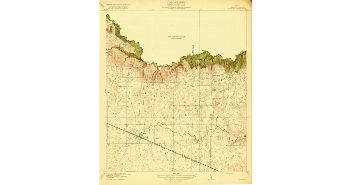 1920s Maps of Waller County, TX | Pastmaps