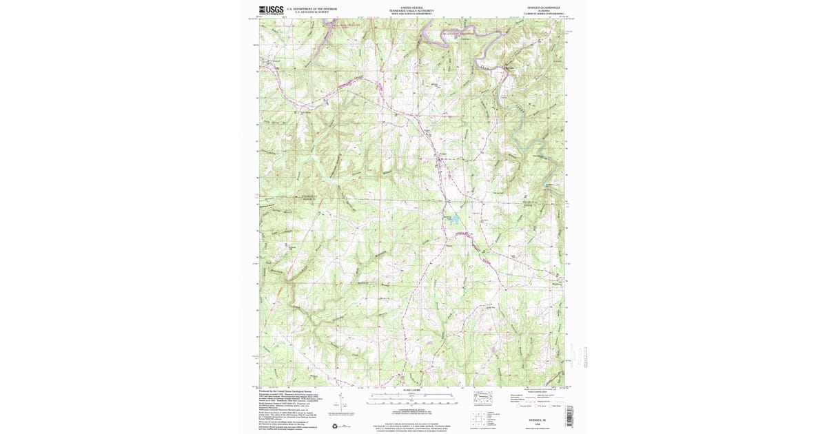1990s Maps of Marion County, AL | Pastmaps