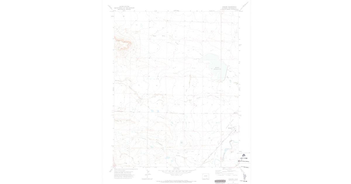 1970 Map of Hoehne, CO — High-Res | Pastmaps