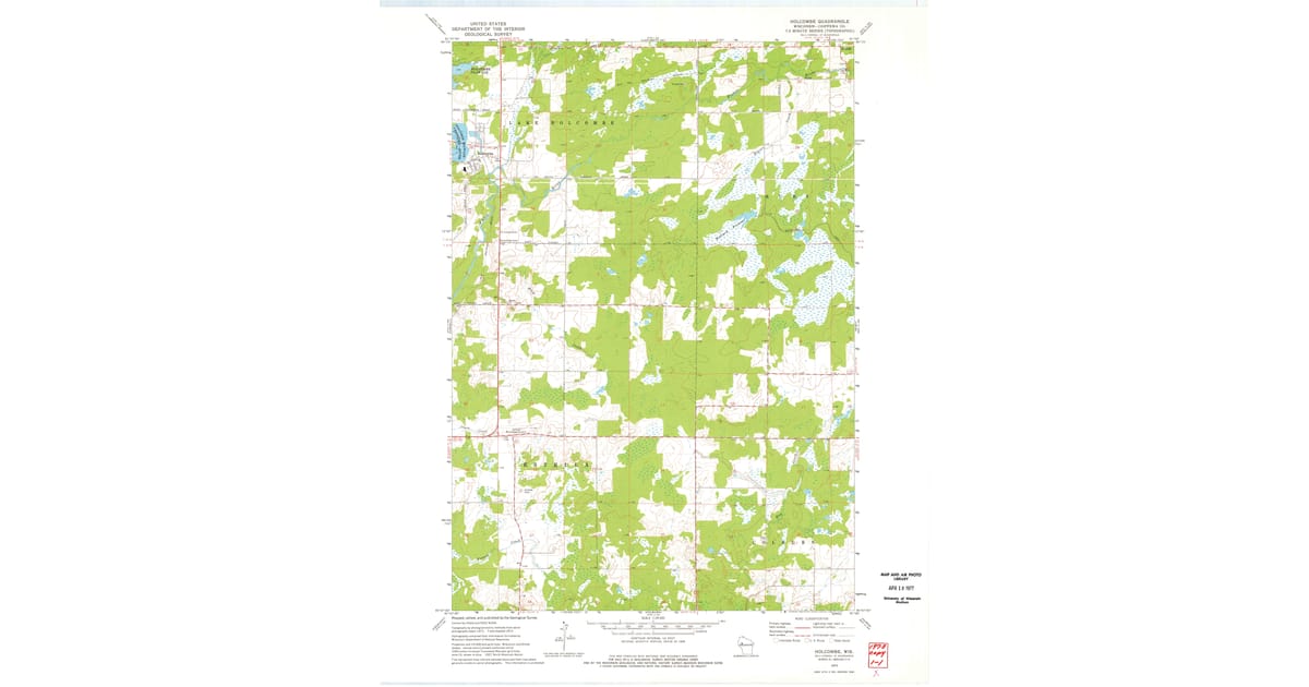 1970s Maps of Cornell, WI | Pastmaps
