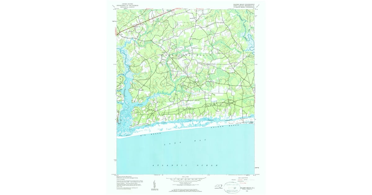 Old Maps of Shallotte, NC | Pastmaps