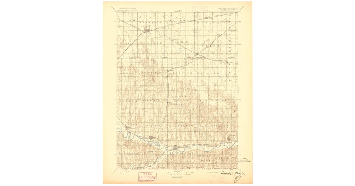 Old Maps of Franklin County, NE | Pastmaps