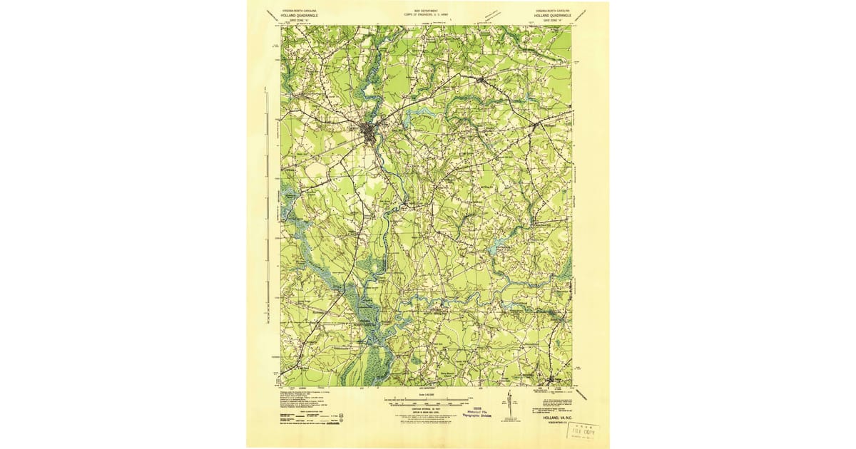1940s Maps of Somerton, VA | Pastmaps