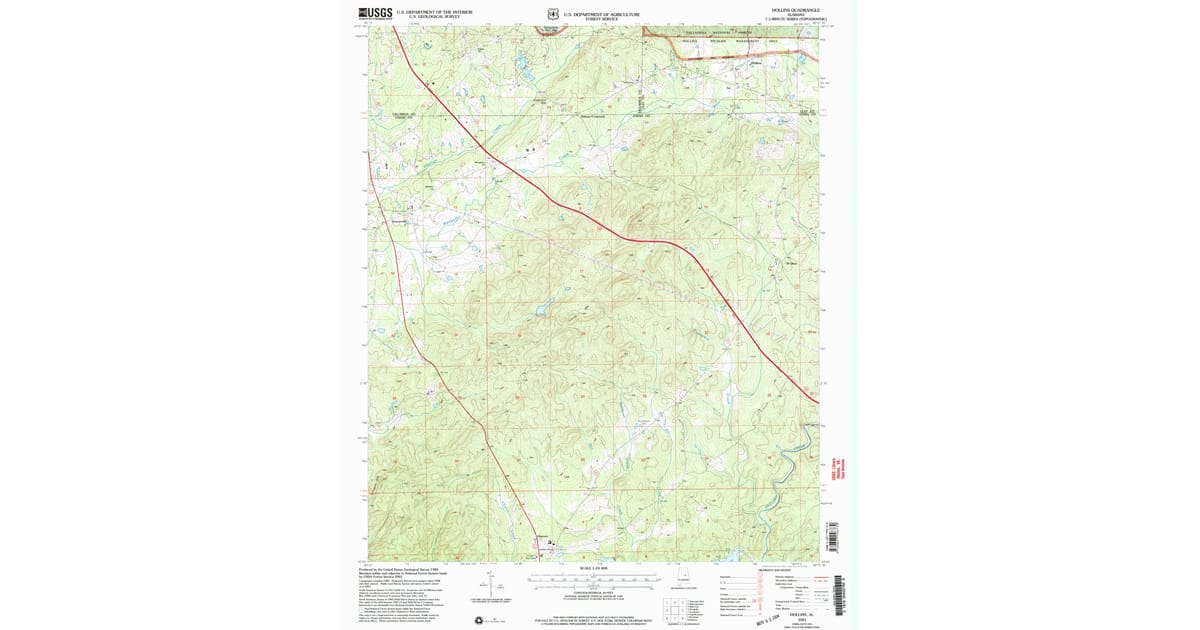 2000s (21st Century) Maps of Mount Olive, AL | Pastmaps