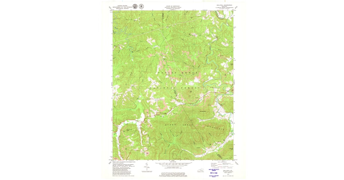 1970s Maps of McCreary County, KY | Pastmaps