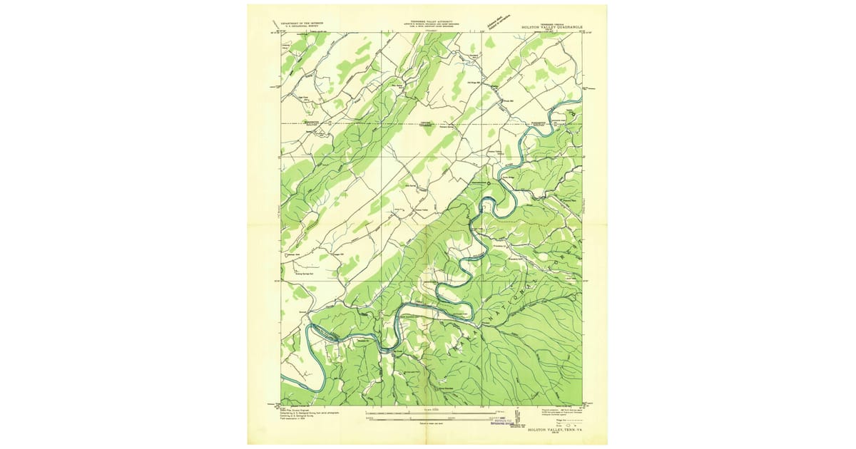 1930s Maps of Carter County, TN | Pastmaps