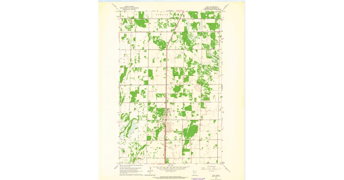 1960s Maps of Holt, MN | Pastmaps