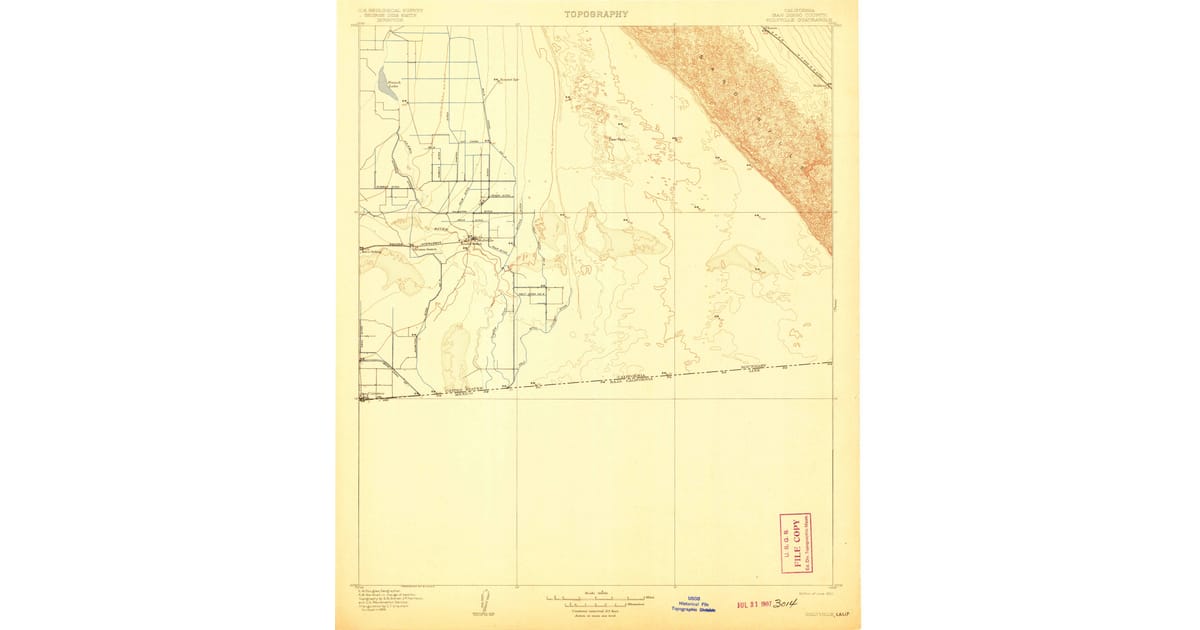 Old Historical Maps of Holtville, CA | Pastmaps