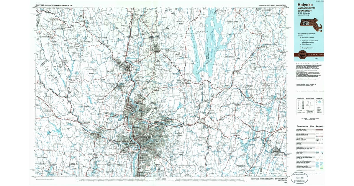 1980s Maps of Enfield, CT | Pastmaps