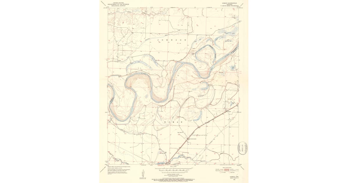 Old Maps of Homan, AR | Pastmaps
