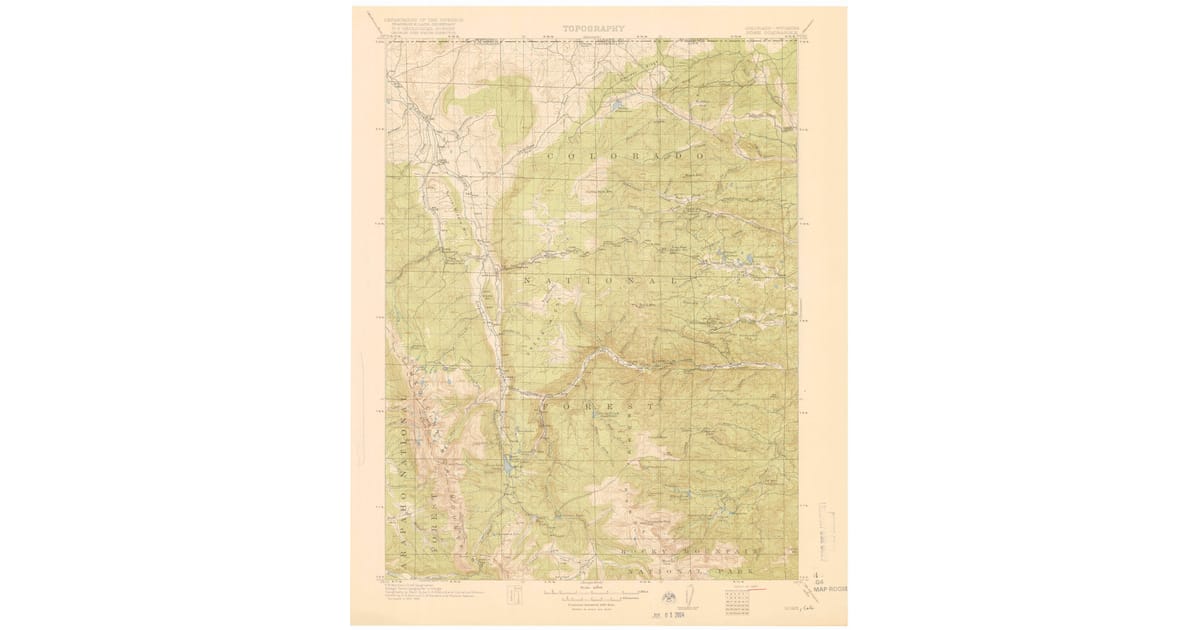 1920s Maps of Colorado | Pastmaps