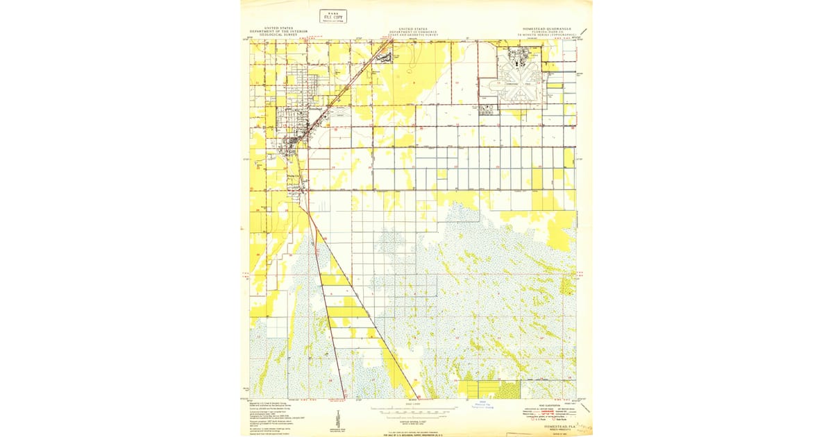 Old Maps of Homestead, FL | Pastmaps