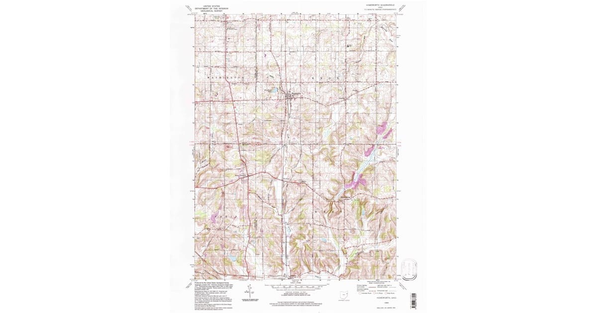 1990s Maps of Minerva, OH | Pastmaps