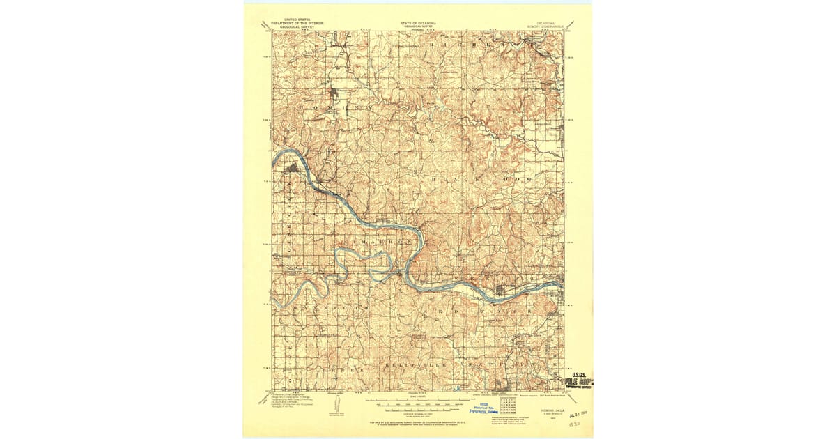 Old Maps of Gray, OK | Pastmaps
