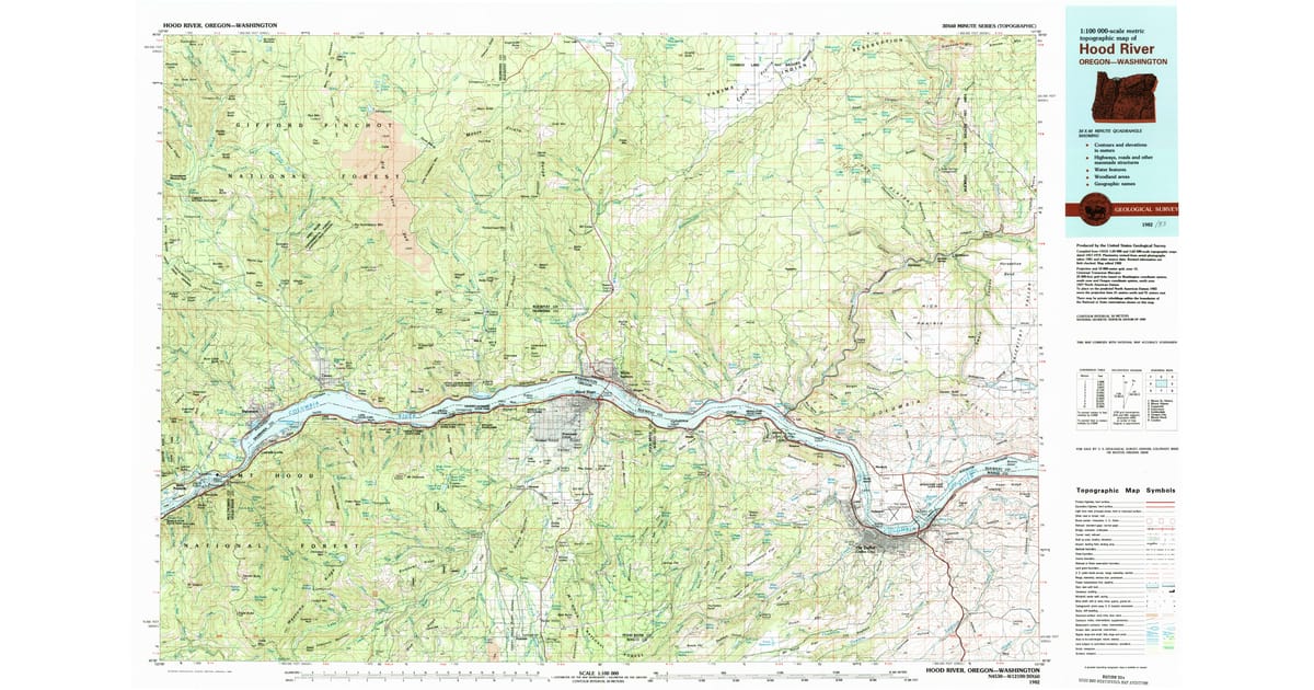 1980s Maps of Multnomah County, OR | Pastmaps