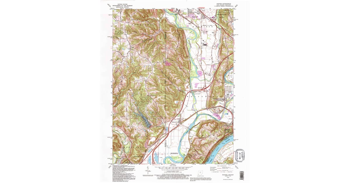 1990s Maps of Hamilton County, OH | Pastmaps