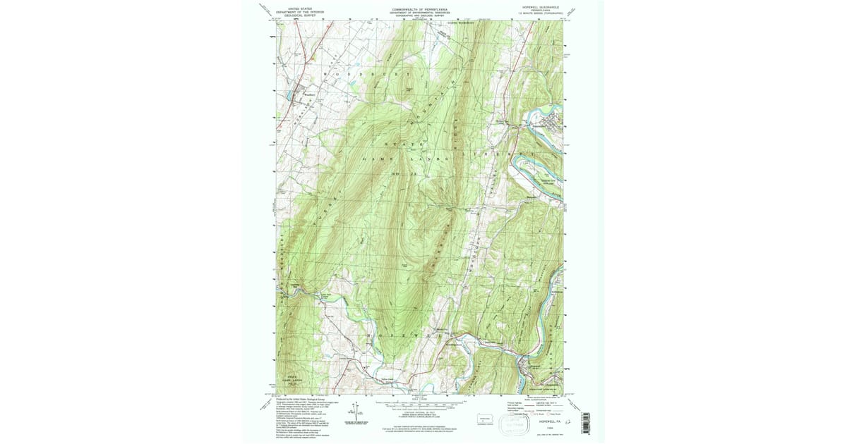 1994 Map of Hopewell, PA — High-Res | Pastmaps