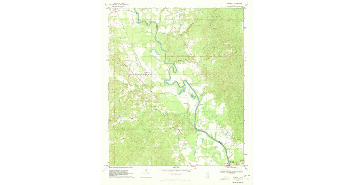 1970s Maps of Simpson County, MS | Pastmaps