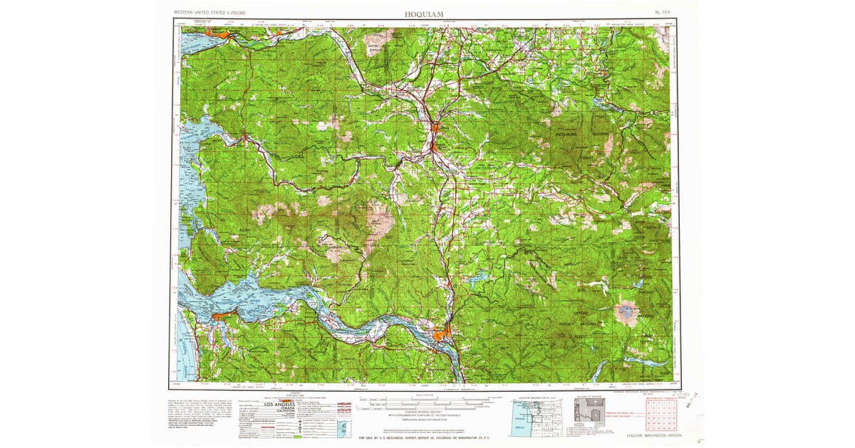 1960s Maps of Lankner, WA | Pastmaps