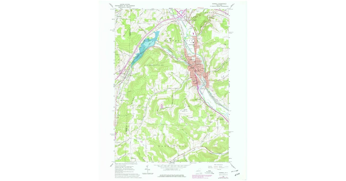 1978 Map of Hornell, NY — High-Res | Pastmaps