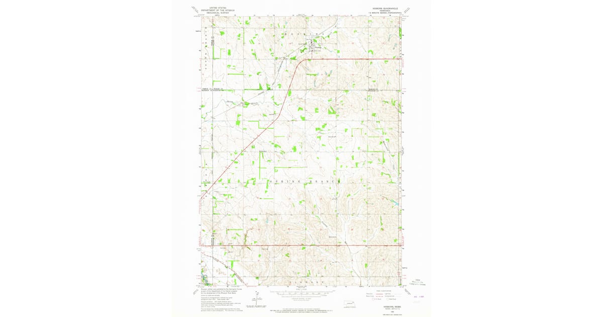 1960s Maps of Pierce County, NE | Pastmaps