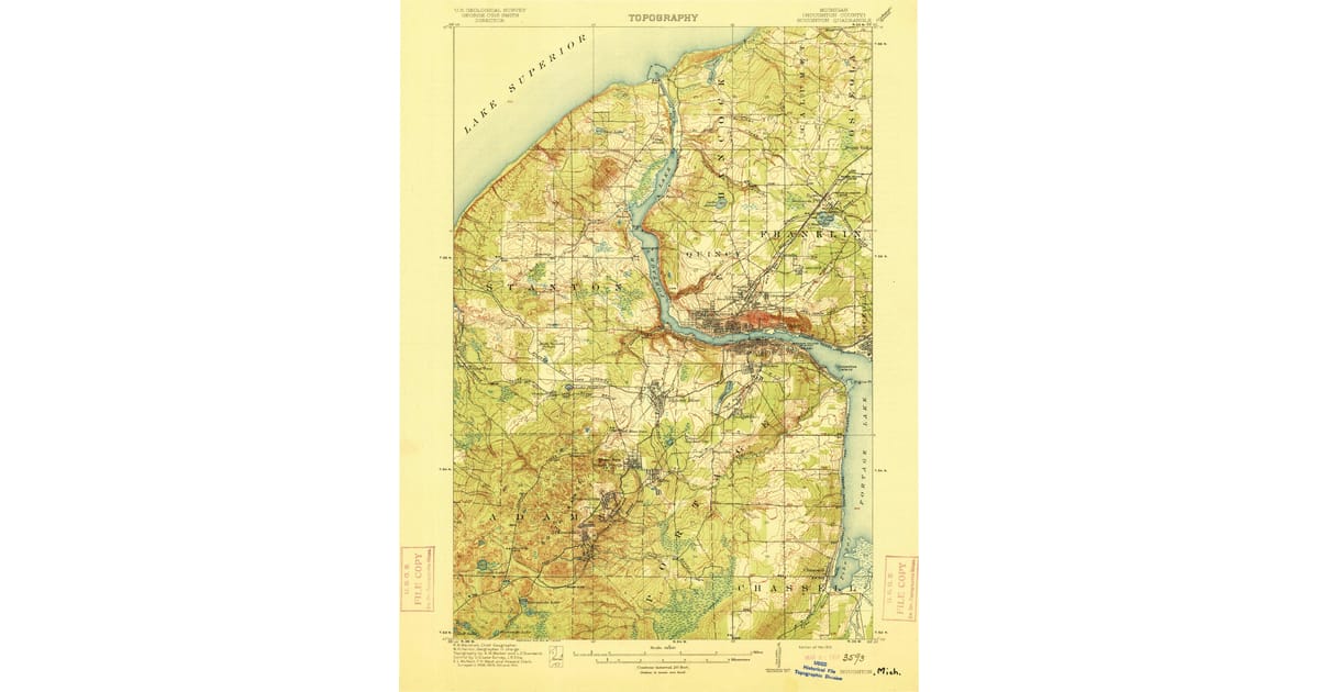 Old Maps of Portage Township, MI | Pastmaps