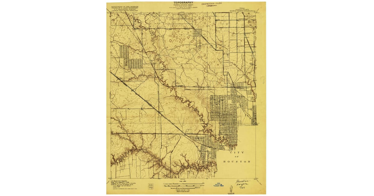 Old Historical Maps of Fourth Ward, Houston | Pastmaps