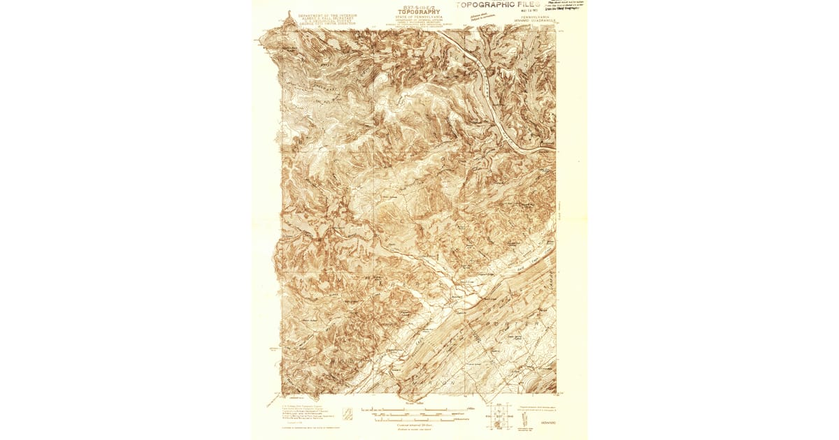 Old Maps of Colebrook Township, PA | Pastmaps